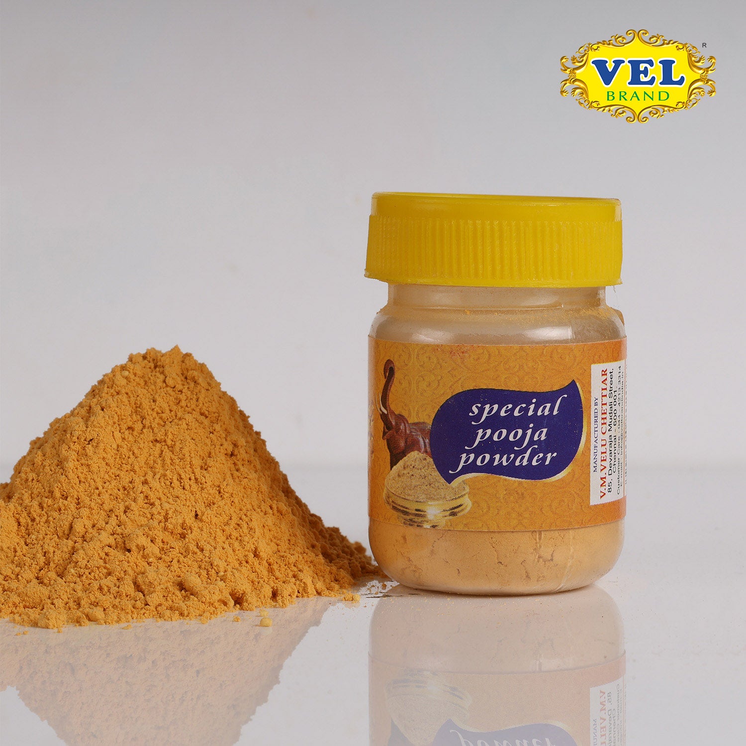 VEL'S YELLOW POOJA POWDER – Sacred Needs