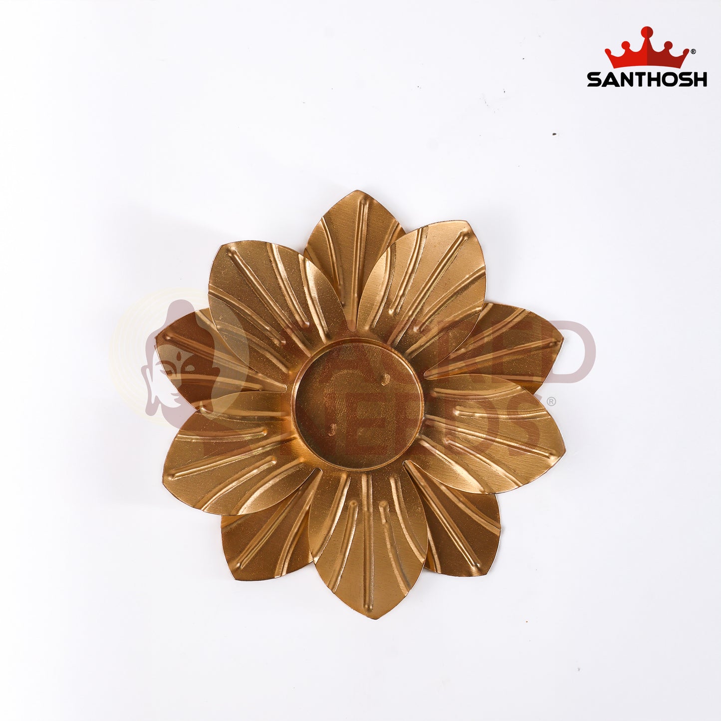 Iron Flower Deepam Holder – 5 Inch Length | Traditional Oil Lamp Stand ...