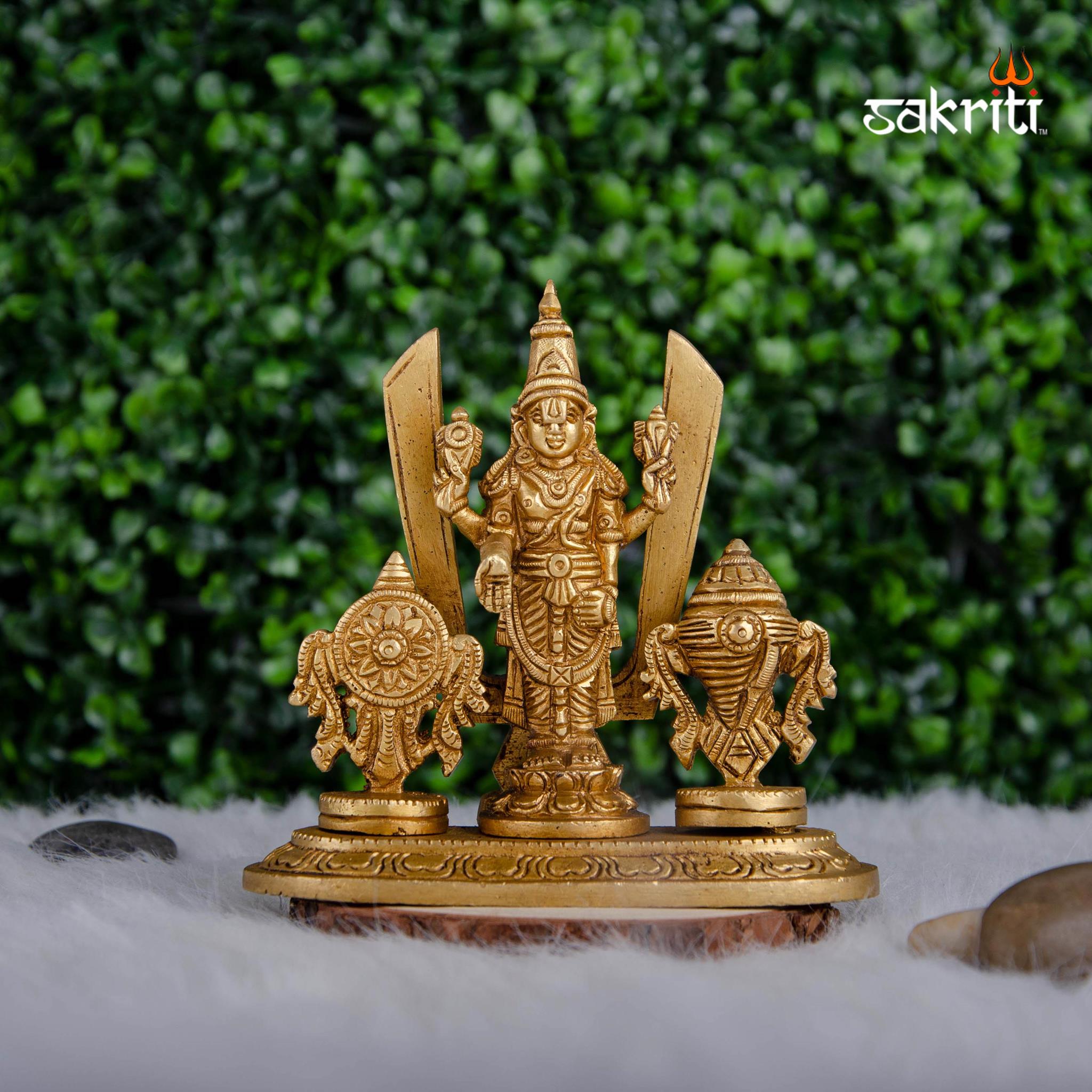 BRASS PERUMAL SET – Sacred Needs