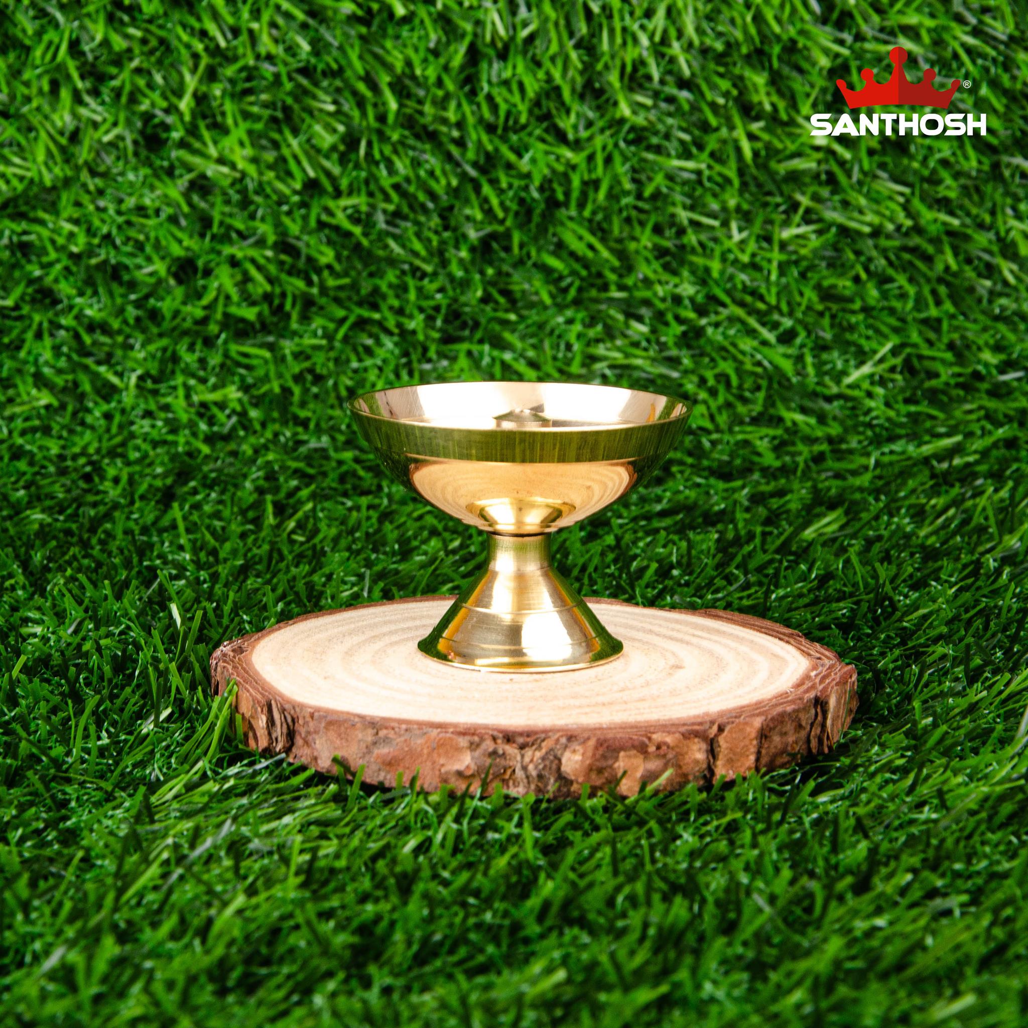 Brass Pyali Deepam – 1.6 Inch Height | Compact Pooja Deepam for Home M ...