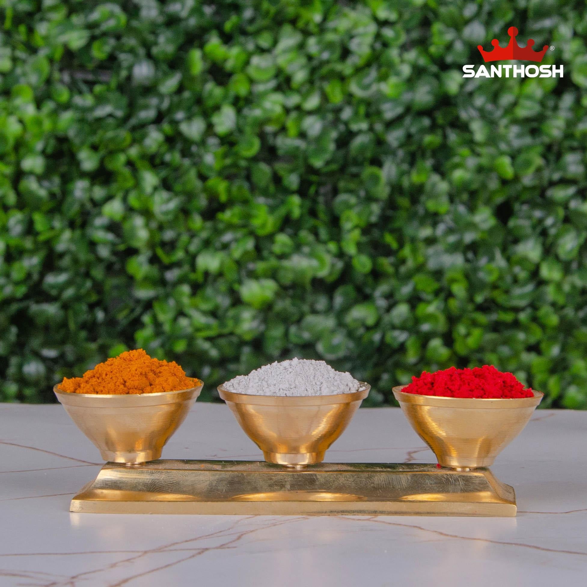 BRASS POWDER BOWL STAND 3KULI – Sacred Needs