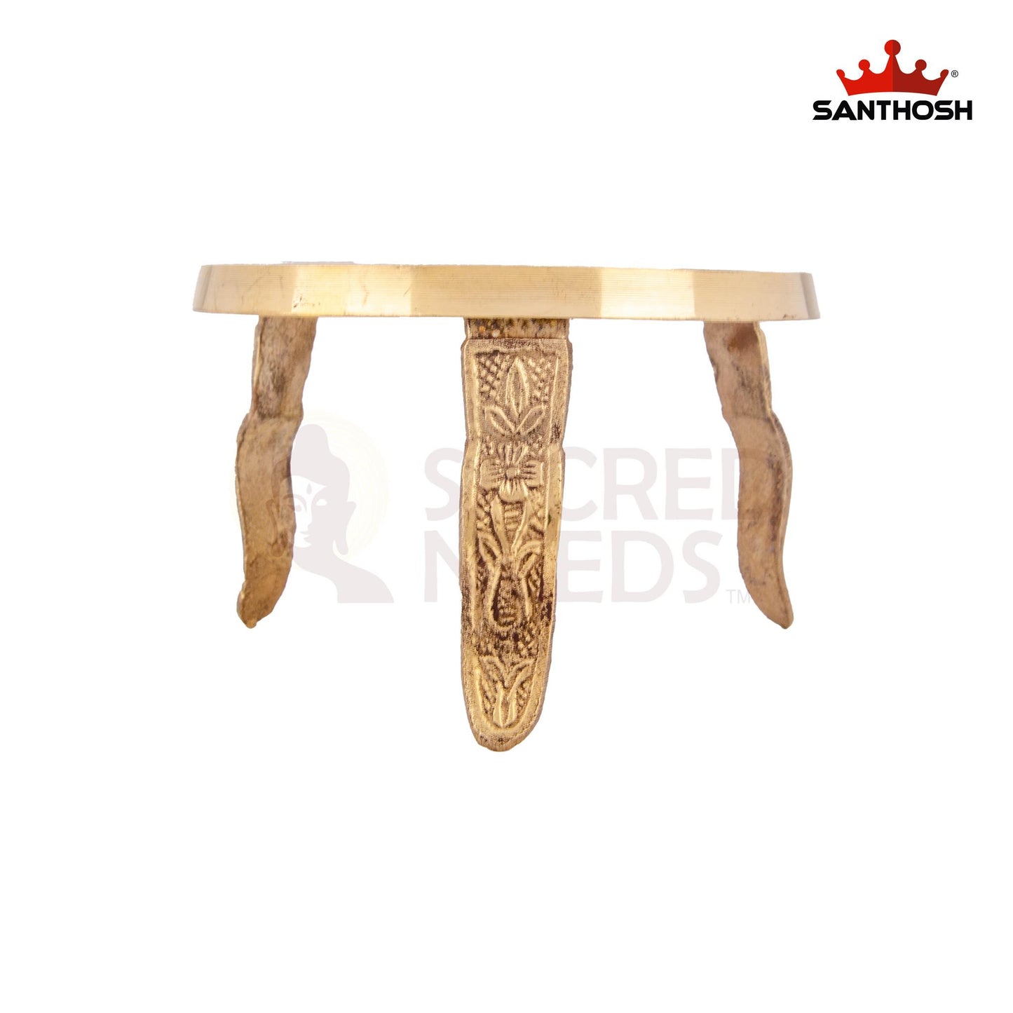 Brass Mukkali – 2 Inch Height | Heavy Brass Mukkali Stand for God Stat ...