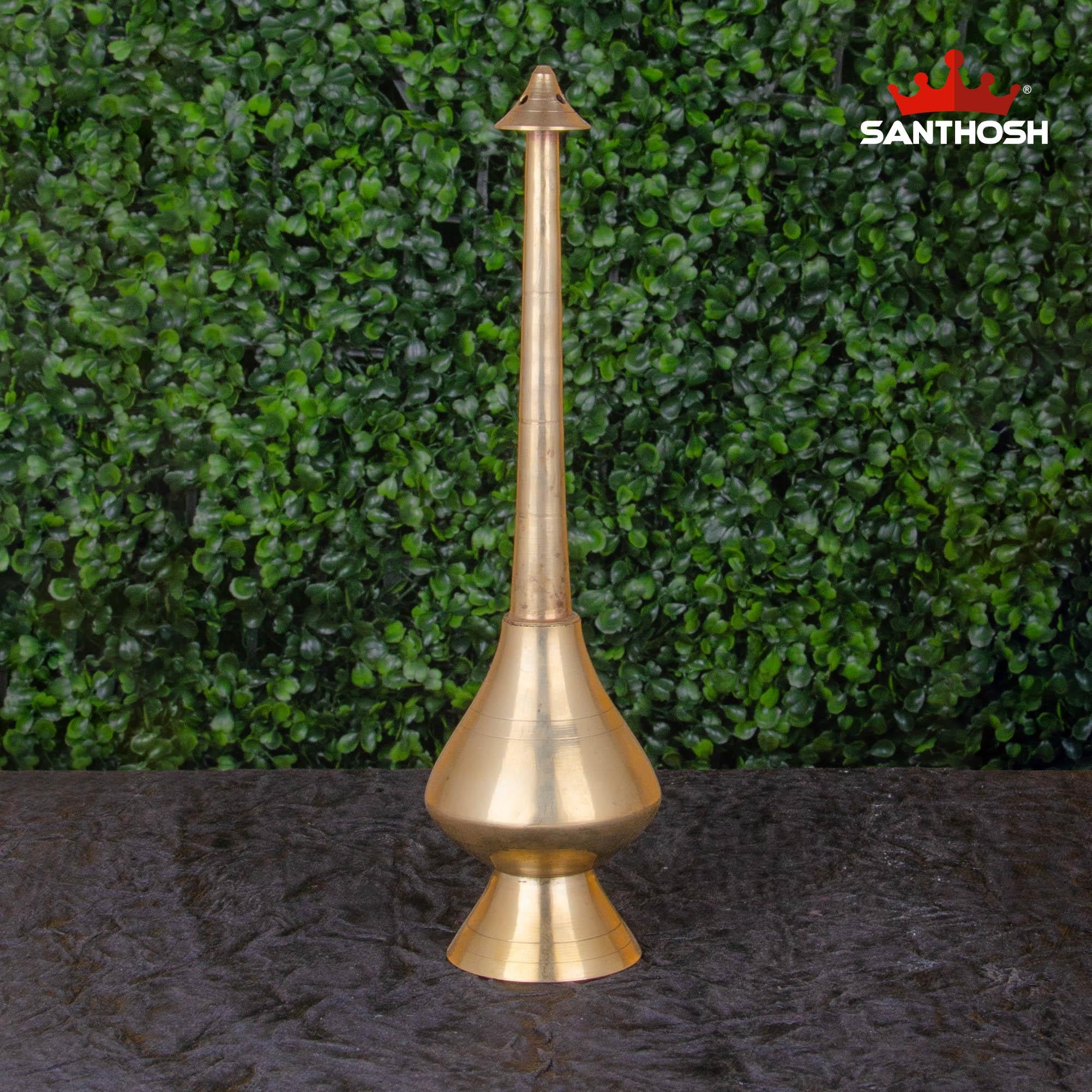 Brass Paneer Chambu – 6 Inch Height | Brass Water Vessel for Ritual Us ...