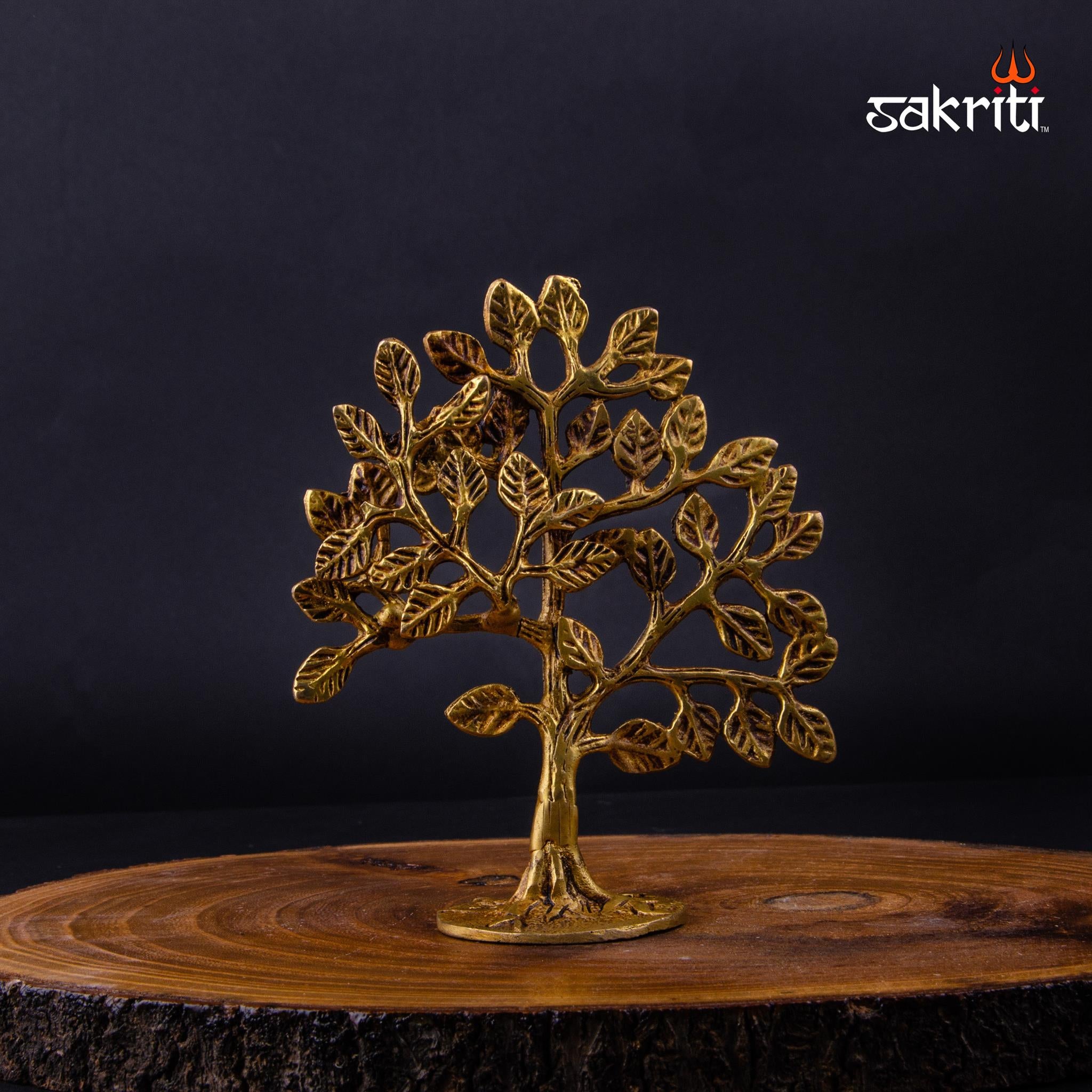 Brass Tree – 6.5 Inch Height | Decorative Brass Tree for Pooja & Spiri ...