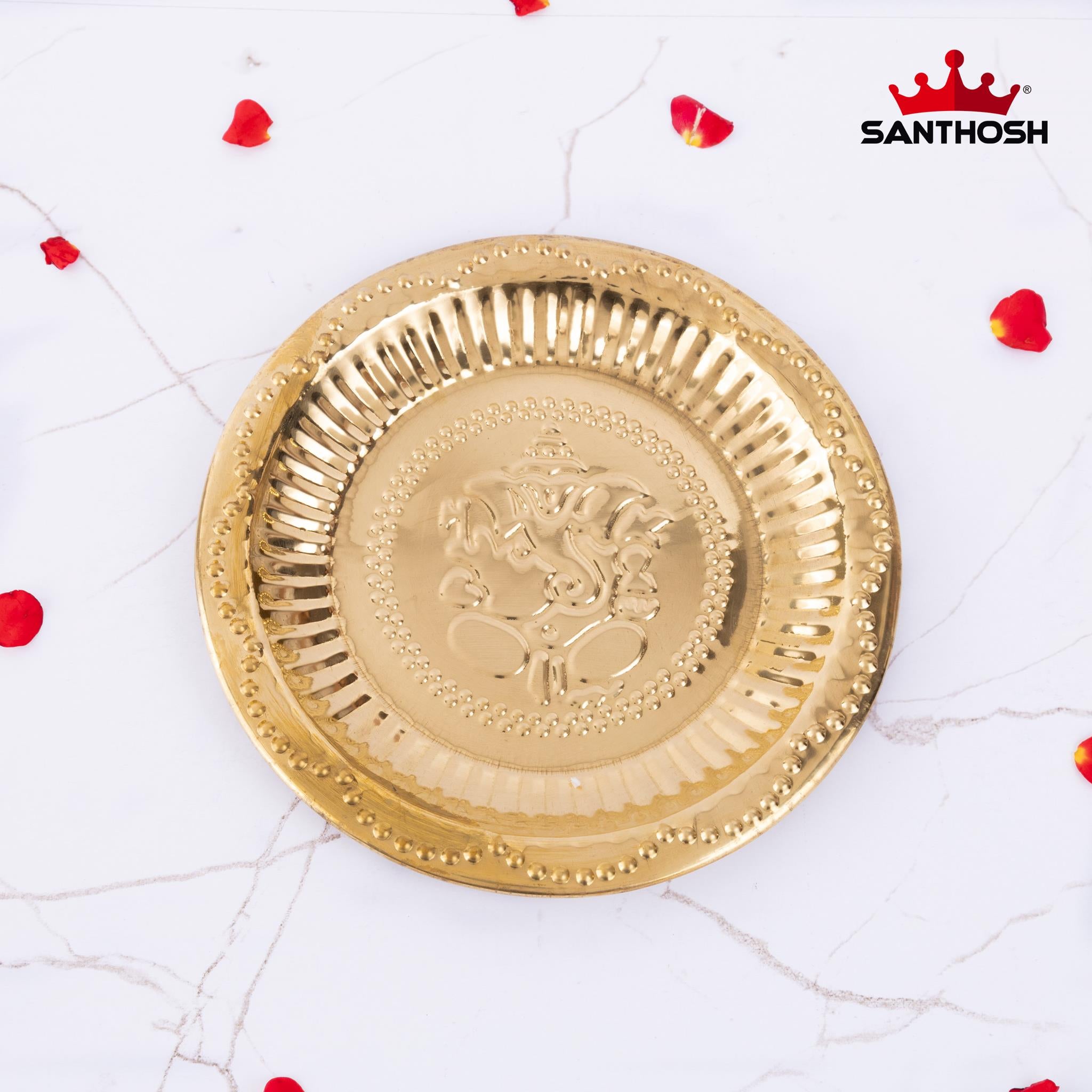 ICC 30G Nagas Plate – 1 Inch Diameter | Brass Plate for Serving Nagas ...