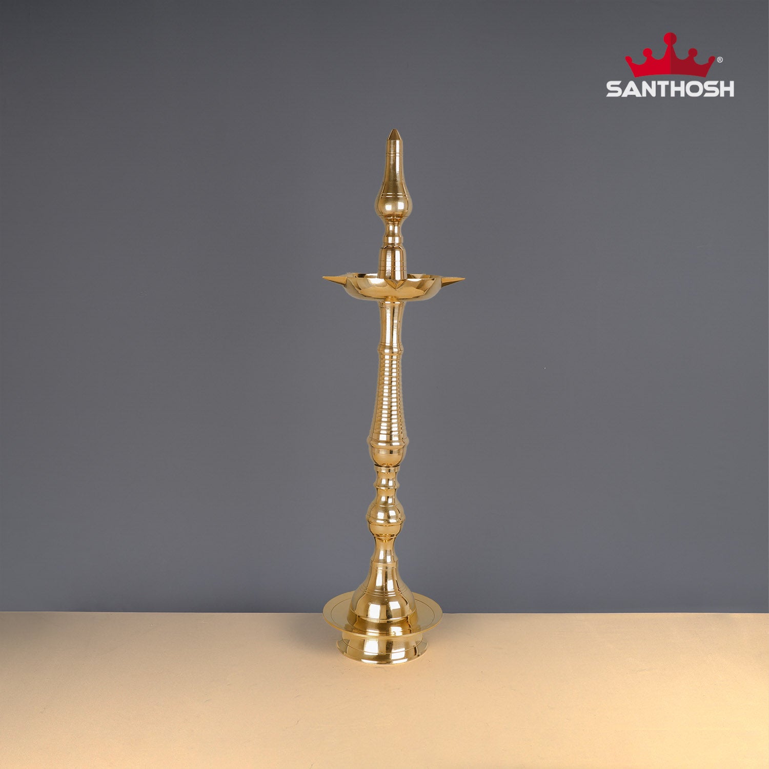 Brass Kerala Fancy Vilakku – 26.8 Inch Height | Oversized Kerala Vilak ...