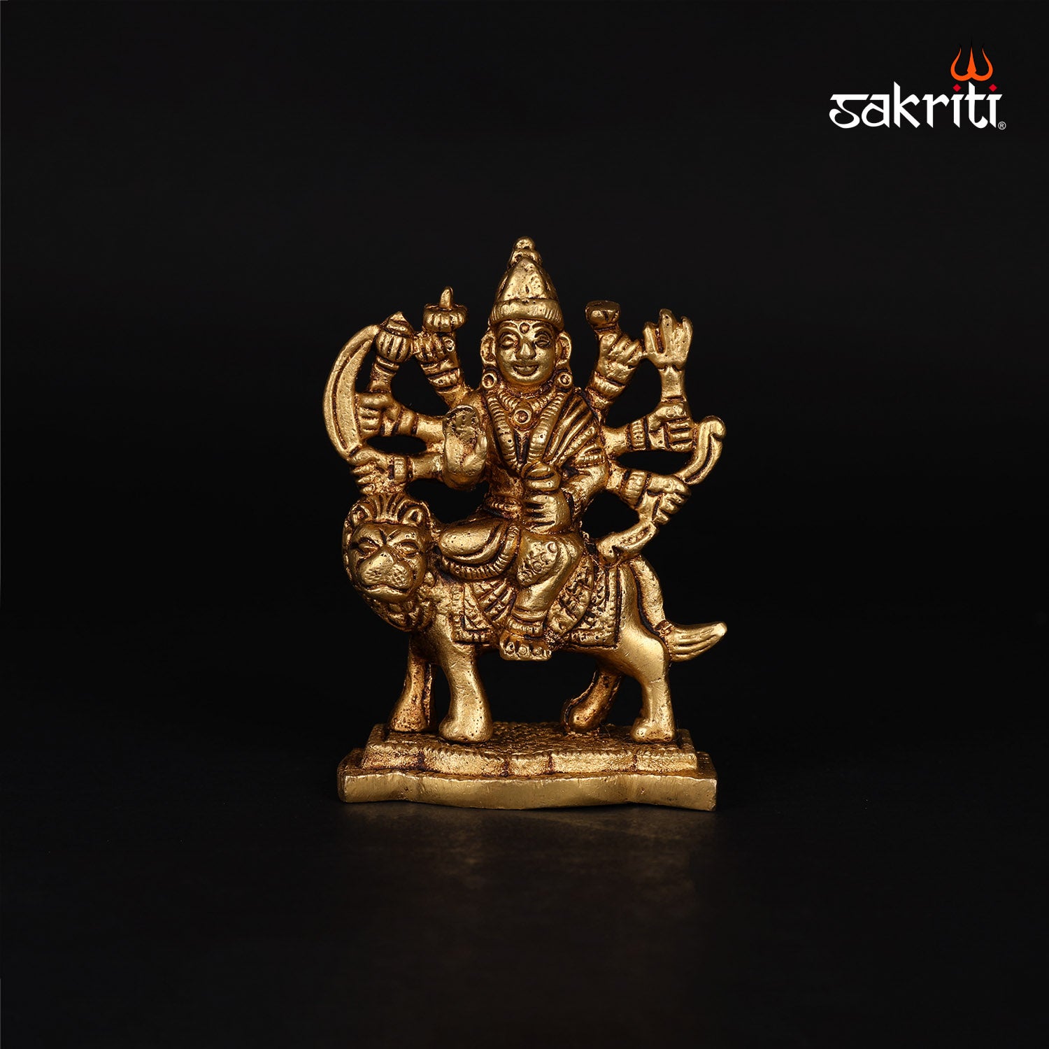 Brass Durga – 3.4 Inch Height | Divine Durga Goddess Statue for Worshi ...