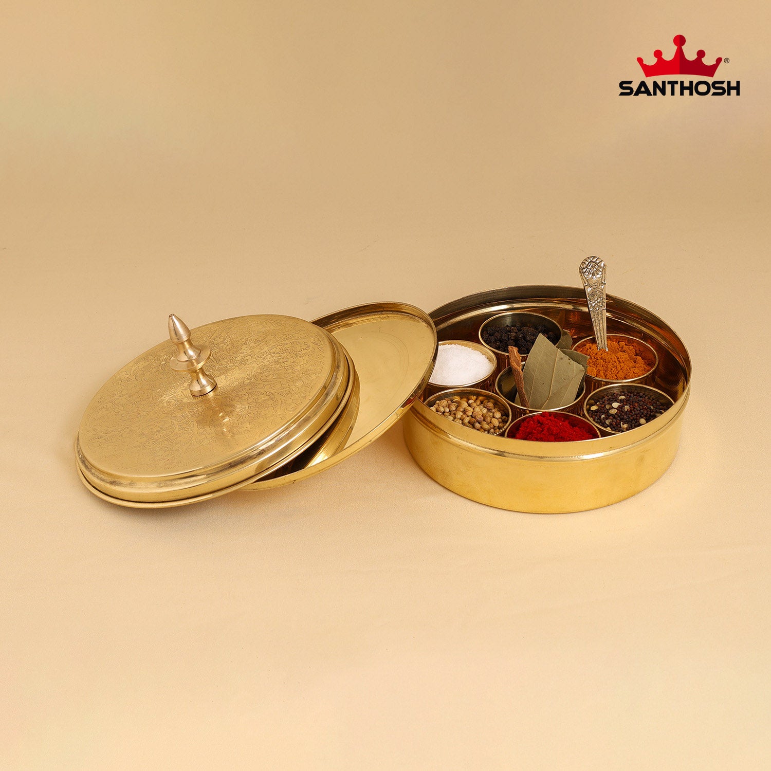 BRASS ICC SPICES BOX – Sacred Needs