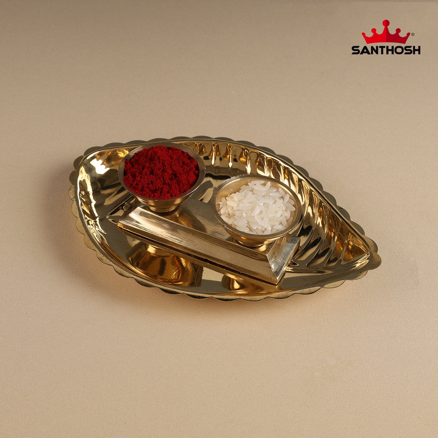 ICC Shankh Plate – 0.5 Inch Height | Brass Plate with Shankh Design fo ...