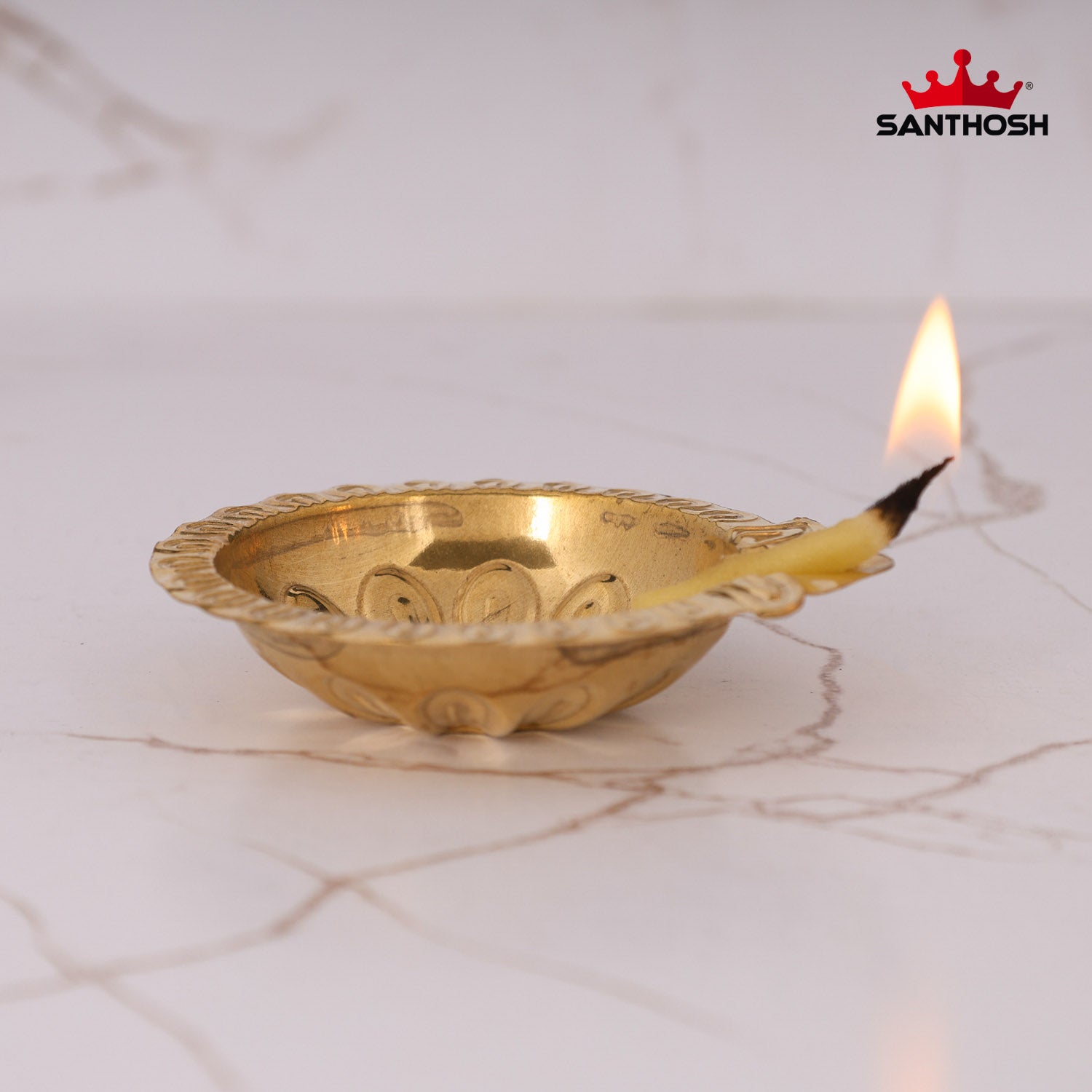 ICC Karthikai Deepam – 0.66 Inch Height | Small Brass Diya for Karthig ...