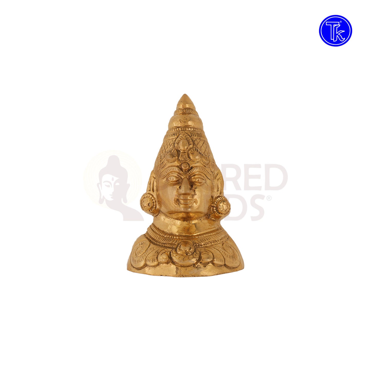 BRASS AMMAN FACE WALL MOUNTED – Sacred Needs