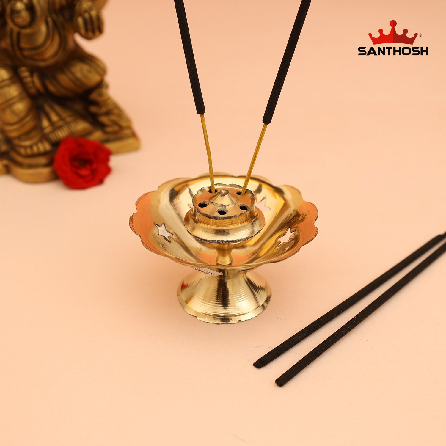 BRASS BOWL AGARBATHI STAND – Sacred Needs