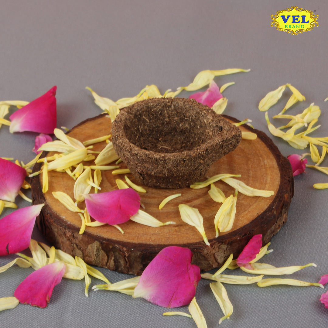 Vel’s Panchakavya Vilakku – Traditional Panchagavya Oil Lamp for Auspi – Sacred Needs